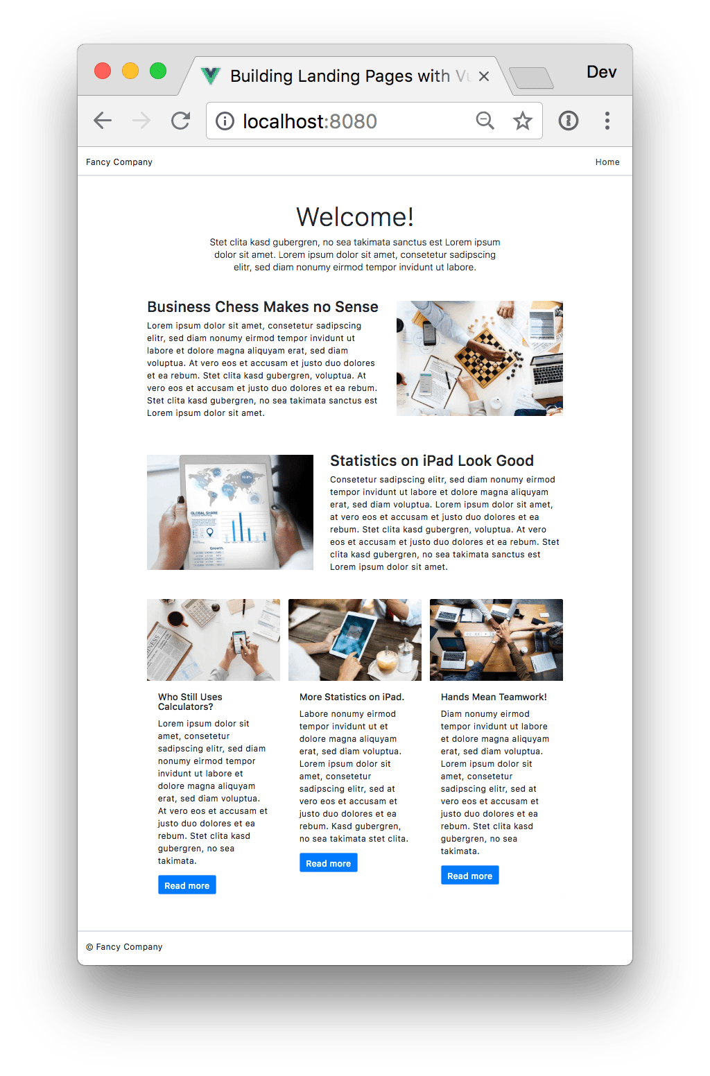Building Landing Pages with Vue.js and a Headless CMS - Markus Oberlehner