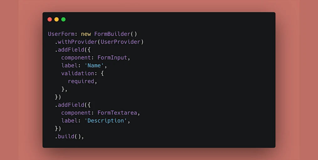 Implementing the Builder Pattern in Vue.js Part 2: Forms - Markus ... Implementing the Builder Pattern in Vue.js Part 2: Forms - Markus ...