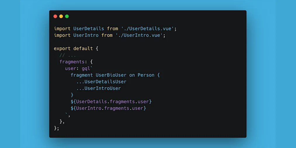 Use Fragments To Avoid Obsolete Graphql Fields In Vuejs Applications