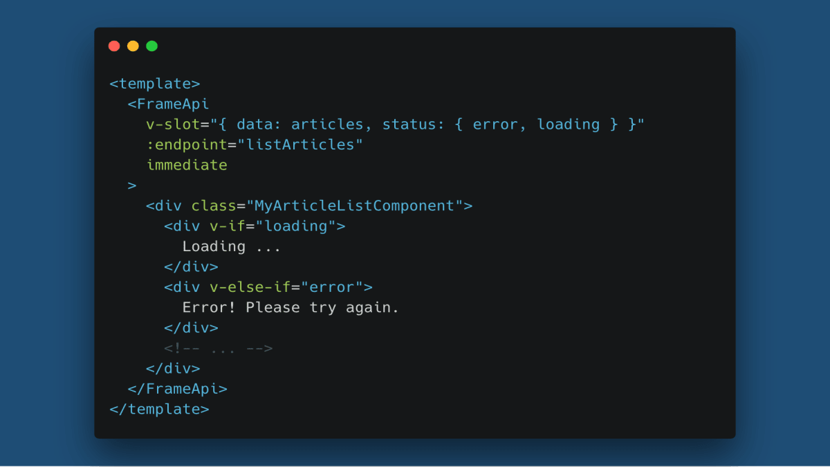 Reusing Logic With Renderless Vue.js Frame Components - Markus Oberlehner Reusing Logic With Renderless Vue.js Frame Components - Markus Oberlehner