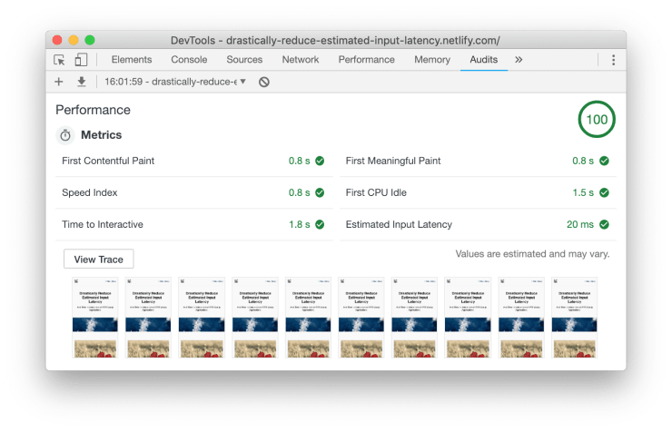 How To Drastically Reduce Estimated Input Latency And Time To Interactive Of Ssr Vuejs